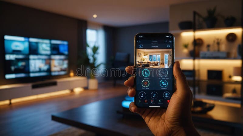 Internet of Thing. IOT Technology for Controlling Everything Stock ...