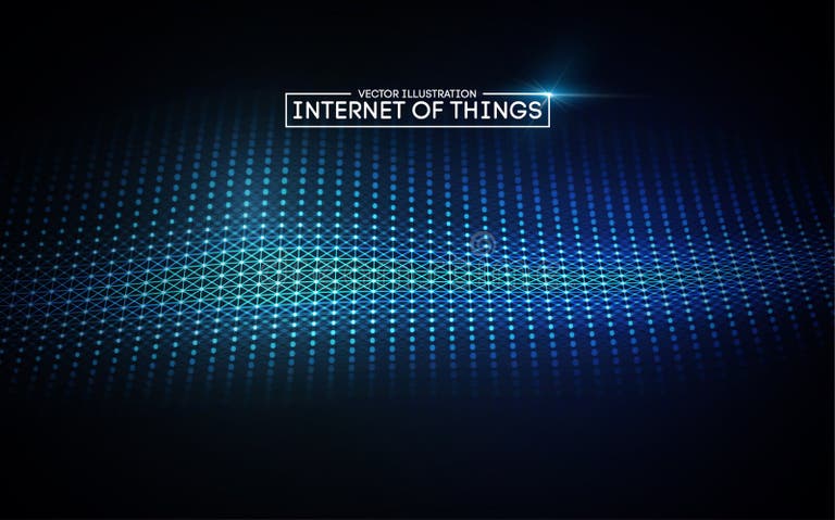 Internet of Things Background. Iot Technology Background EPS 10 Stock ...