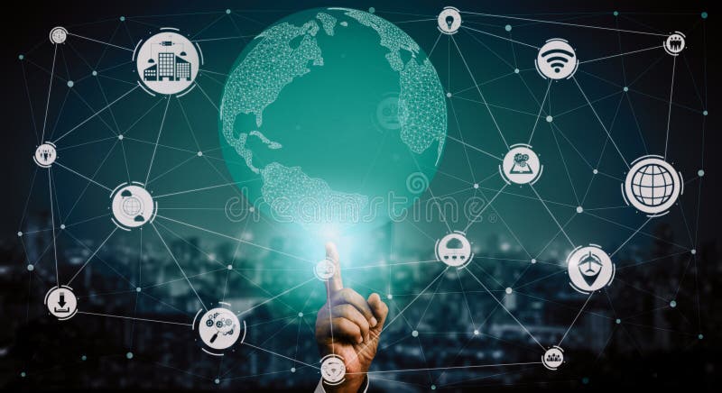 Internet of Things and Communication Technology Uds Stock Photo - Image ...