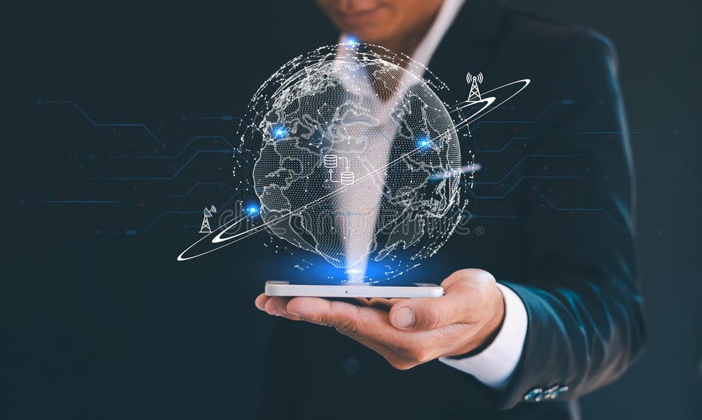 Internet of Things Digital Technology Interconnection Internet Big Data ...