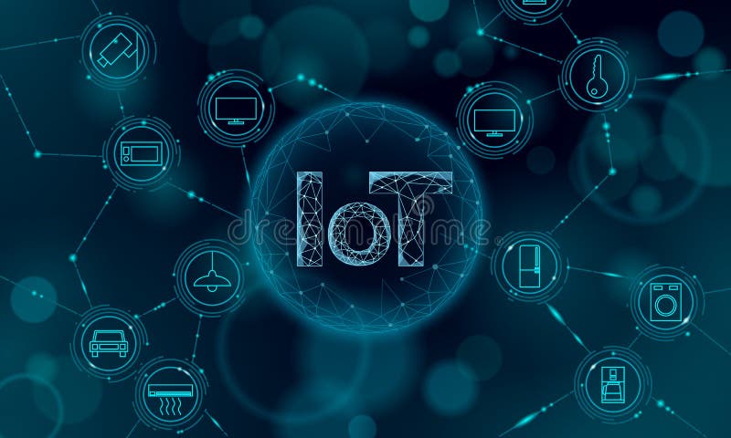 Internet of Things Icon Innovation Technology Concept. Smart City ...