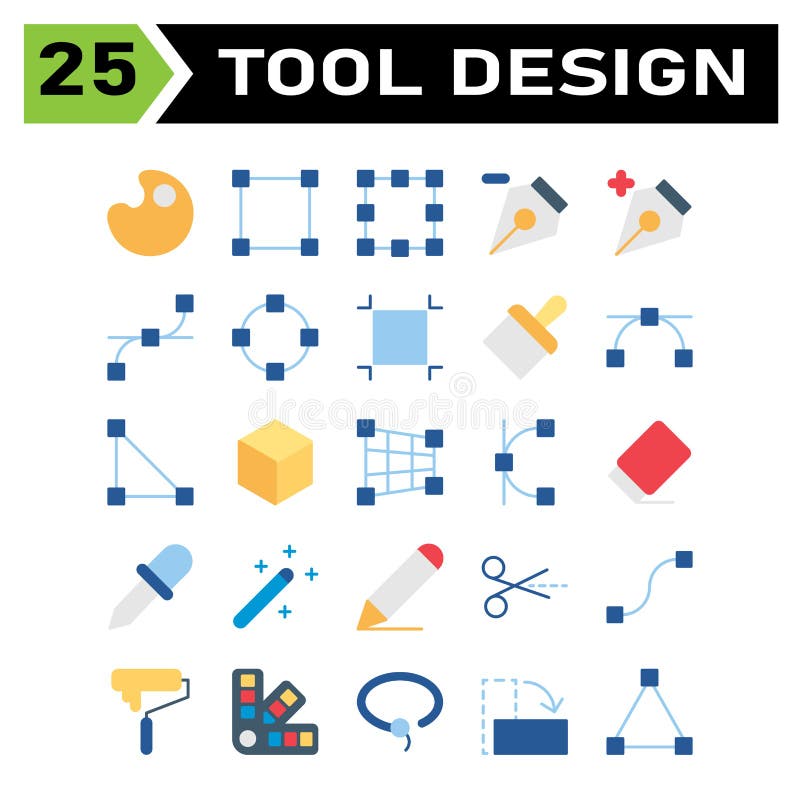 Internet of Things Icon Set Include Pathfinder, Shape, Tool, Design ...
