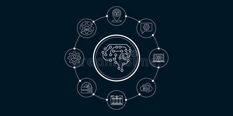 Internet of Things Icon Set. IOT Symbols Design. Smart Device. Industry ...