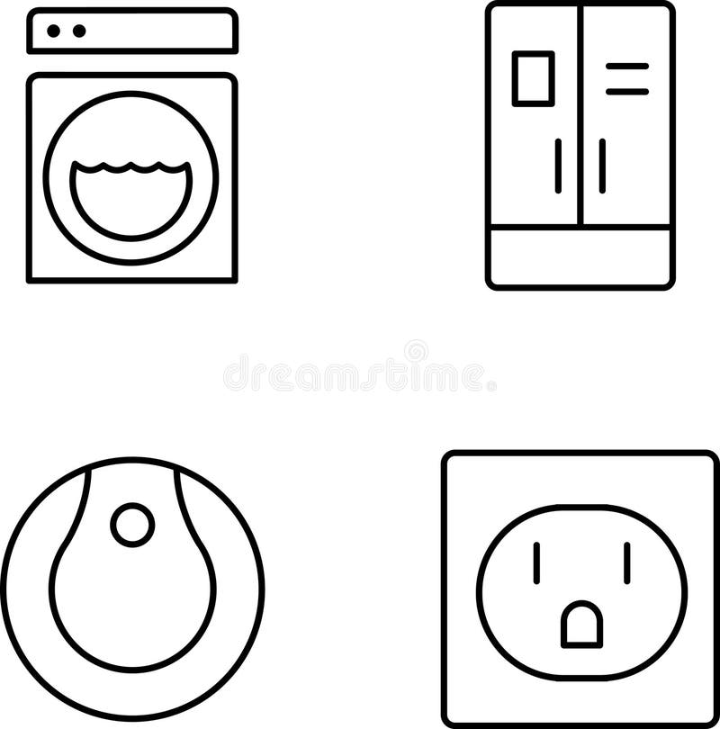 Internet of Things Icon Set. IOT Symbols Design. Smart Device. Industry ...