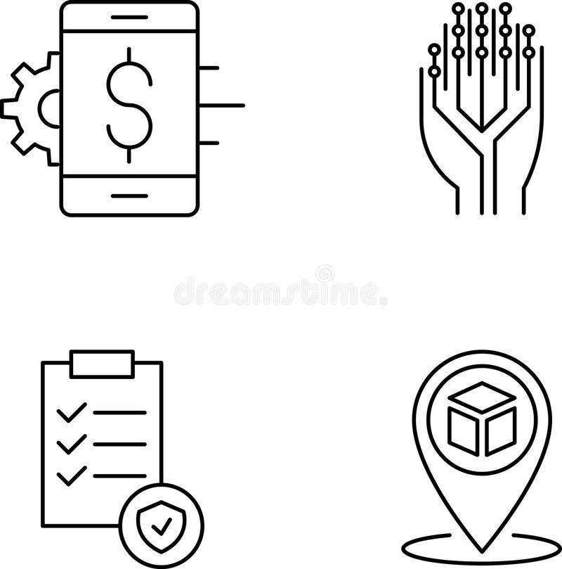 Internet of Things Icon Set. IOT Symbols Design. Smart Device. Industry ...