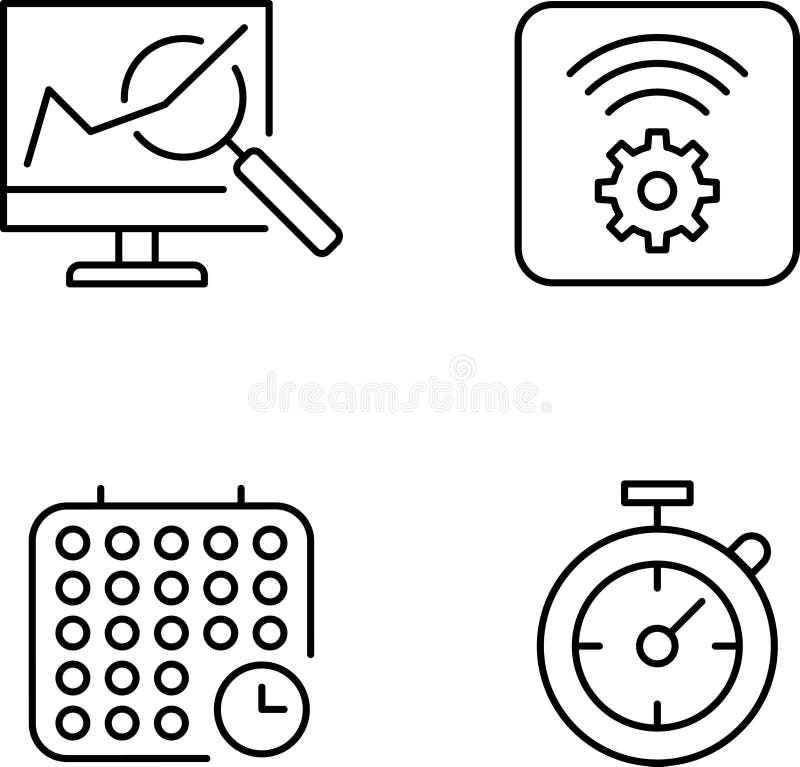 Internet of Things Icon Set. IOT Symbols Design. Smart Device. Industry ...
