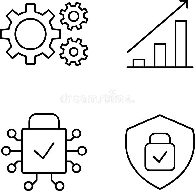 Internet of Things Icon Set. IOT Symbols Design. Smart Device. Industry ...