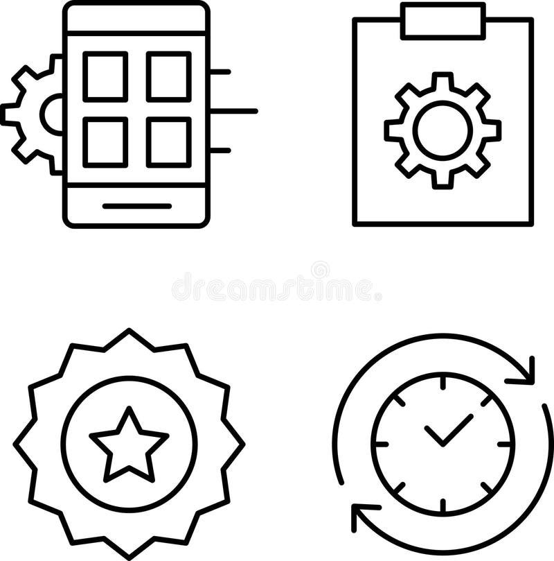 Internet of Things Icon Set. IOT Symbols Design. Smart Device. Industry ...