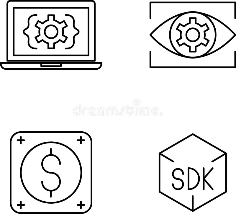 Internet of Things Icon Set. IOT Symbols Design. Smart Device. Industry ...