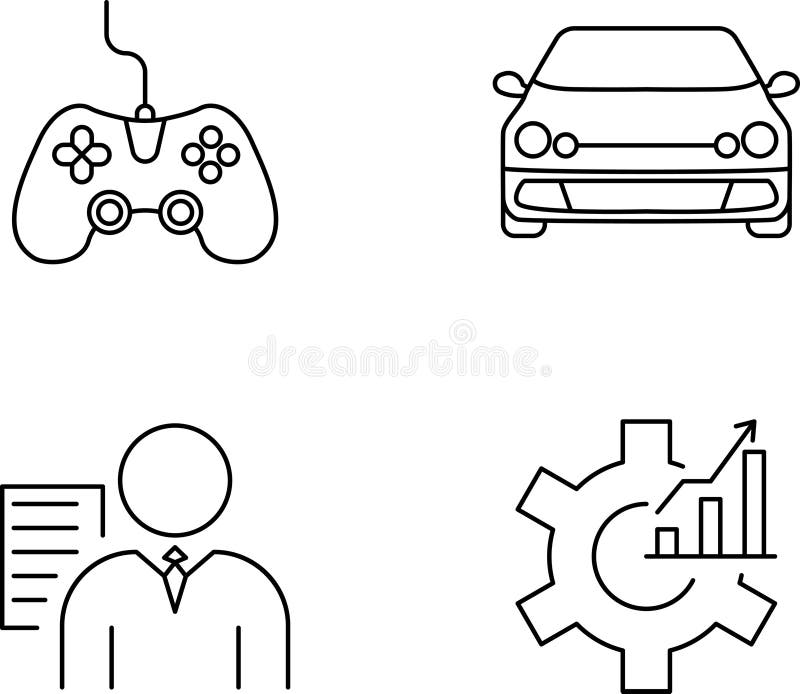 Internet of Things Icon Set. IOT Symbols Design. Smart Device. Industry ...