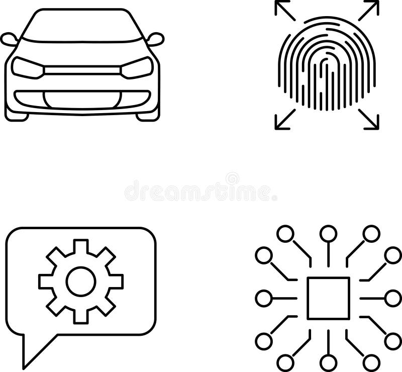 Internet of Things Icon Set. IOT Symbols Design. Smart Device. Industry ...
