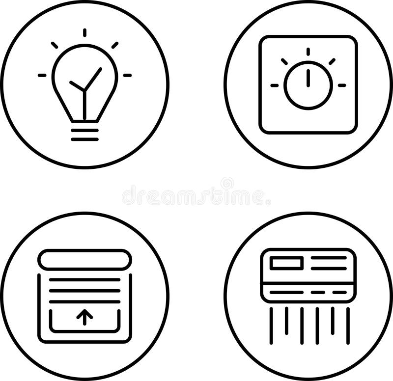 Internet of Things Icon Set. IOT Symbols Design. Smart Device. Industry ...