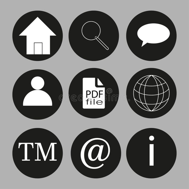 Internet - Internet of Things - Icons - Graphics Stock Illustration ...