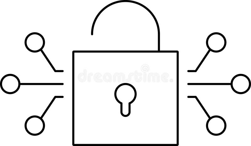 Internet of Things Icons Set. Industry 4 Concept Stock Illustration ...