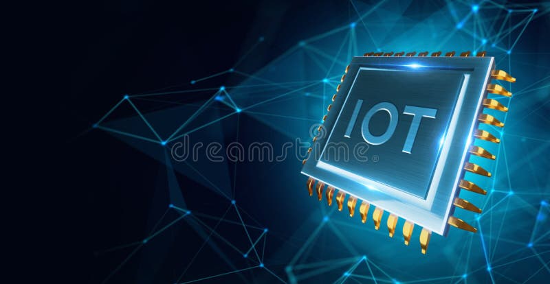 Internet of Things - IOT Concept. Businessman Offer IOT Products and ...