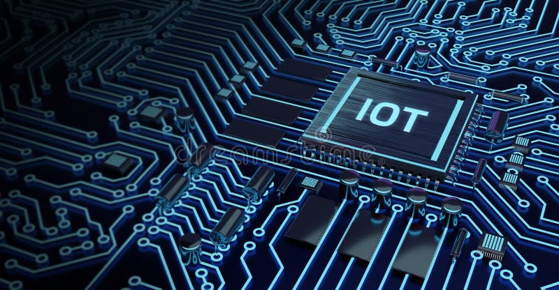 Internet of Things - IOT Concept. Businessman Offer IOT Products and ...