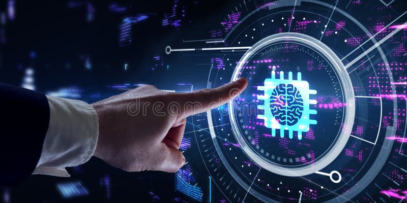 Internet of Things - IOT Concept. Businessman Offer IOT Products and ...