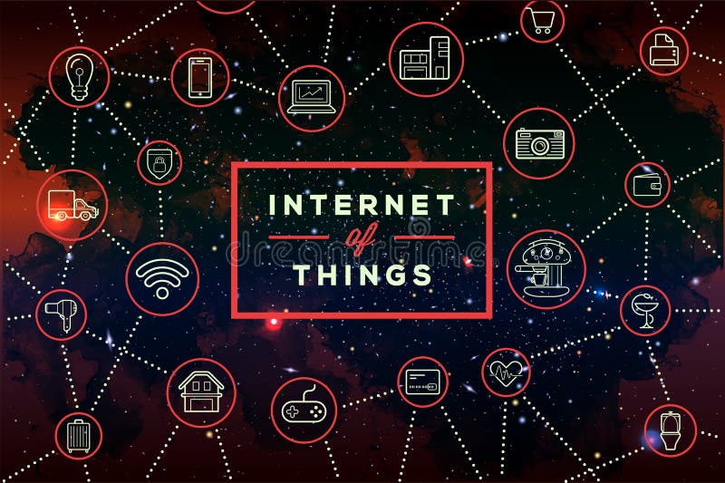 Internet of Things (IOT). Devices and Connectivity Concepts Stock ...