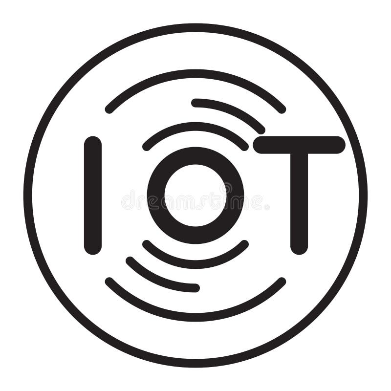 Internet of Things - IOT - Icon Stock Illustration - Illustration of ...