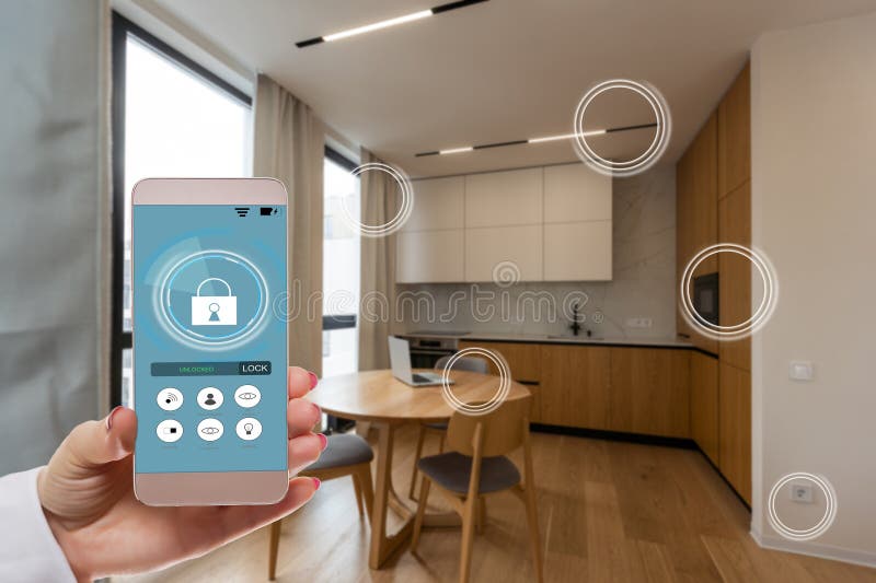 Internet of Things, Iot, Smart Home, Kitchen and Network Connect ...