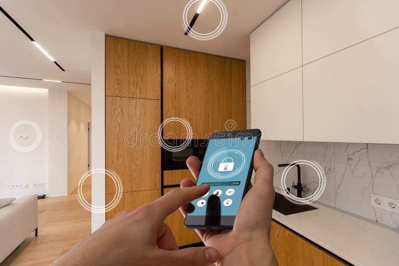 Internet of Things, Iot, Smart Home, Kitchen and Network Connect ...