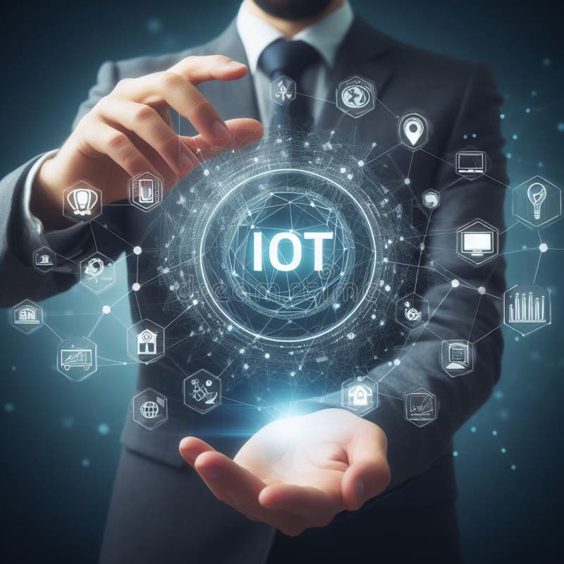 Internet of Things IOT Technology Digital Network Stock Illustration ...