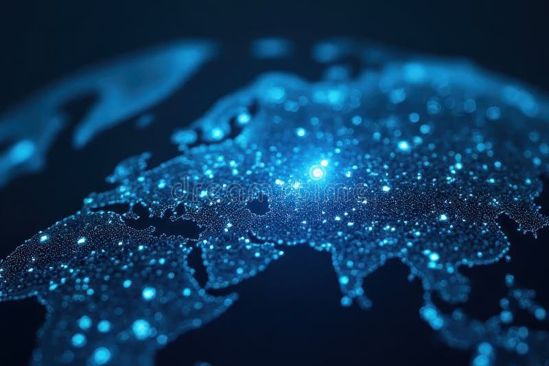 Internet of Things in Motion Stock Illustration - Illustration of ...