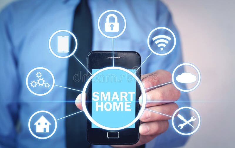 Internet of Things. Smart Home Automation Concept Stock Image - Image ... Internet of Things. Smart Home Automation Concept Stock Image - Image ...