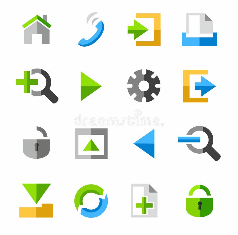 Application Toolbar Icons Stock Illustrations – 158 Application Toolbar ...