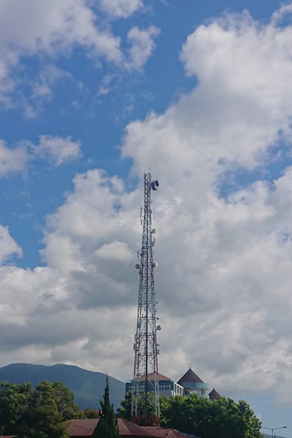 Internet tower stock photo. Image of internet, cloud - 293789814