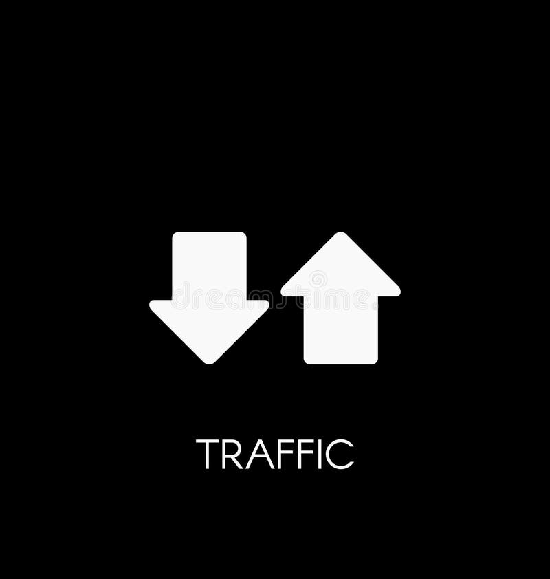 Internet Traffic Icon Vector Illustration Stock Vector - Illustration ...