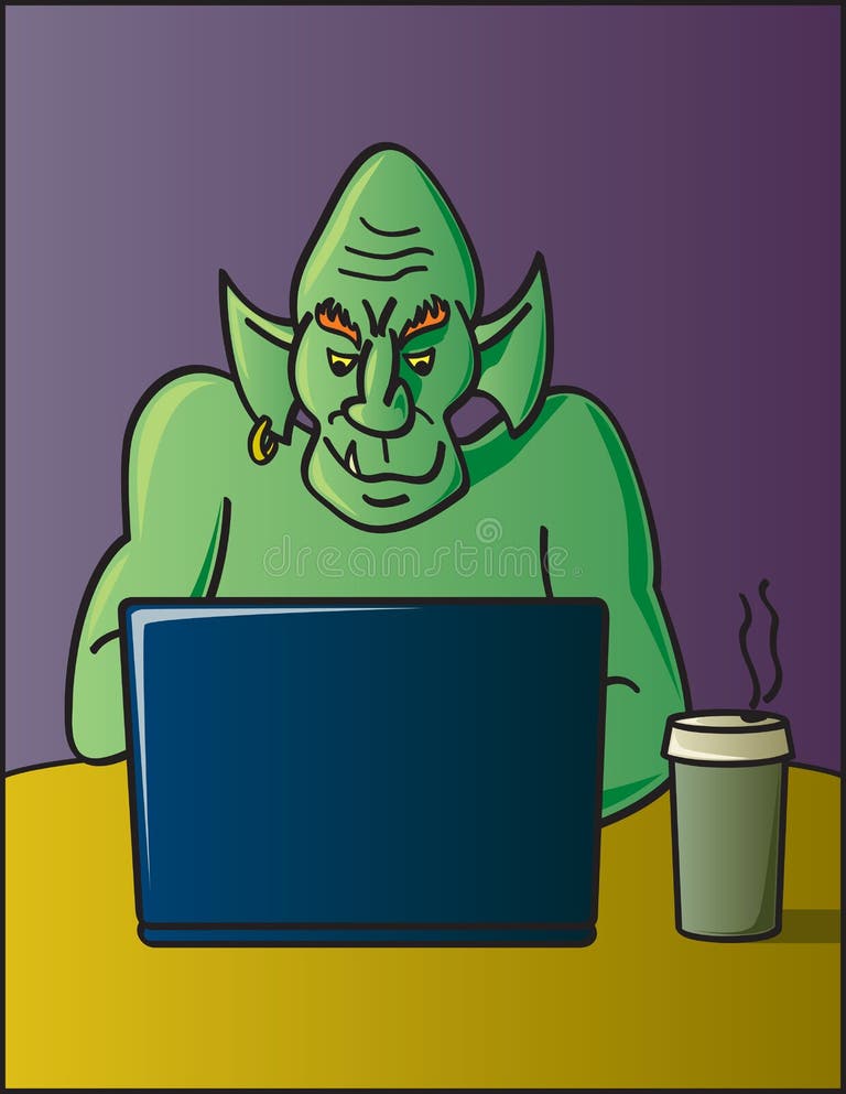 Cartoon Internet Troll Stock Illustrations – 1,184 Cartoon Internet ...