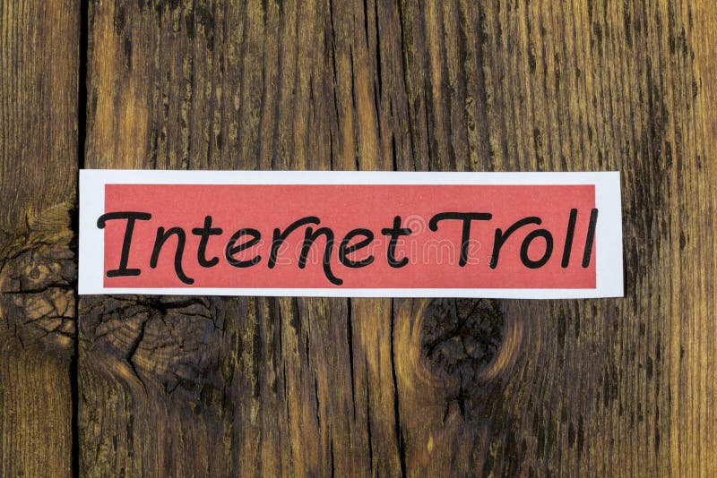 Internet Troll Computer Cyber Online Technology Bullying Stock Photo ...