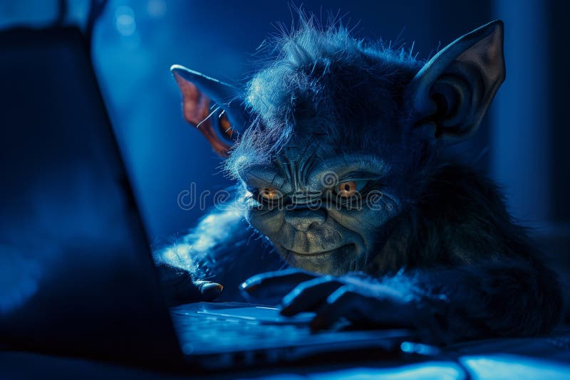 Gremlin Typing Stock Photos - Free & Royalty-Free Stock Photos from ...