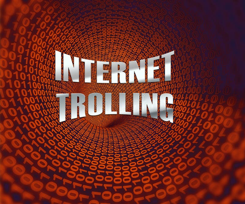 Internet Trolling Cyber Hate Instigator 3d Rendering Stock Illustration ...