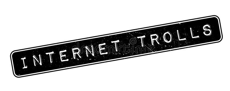 Internet Trolls Rubber Stamp Stock Illustration - Illustration of cyber ...