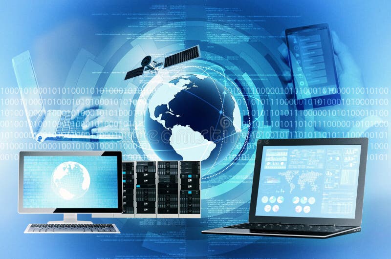 Link-Wolken-Komputertechnologie-Daten-Informations-Konzept Stockfoto ...