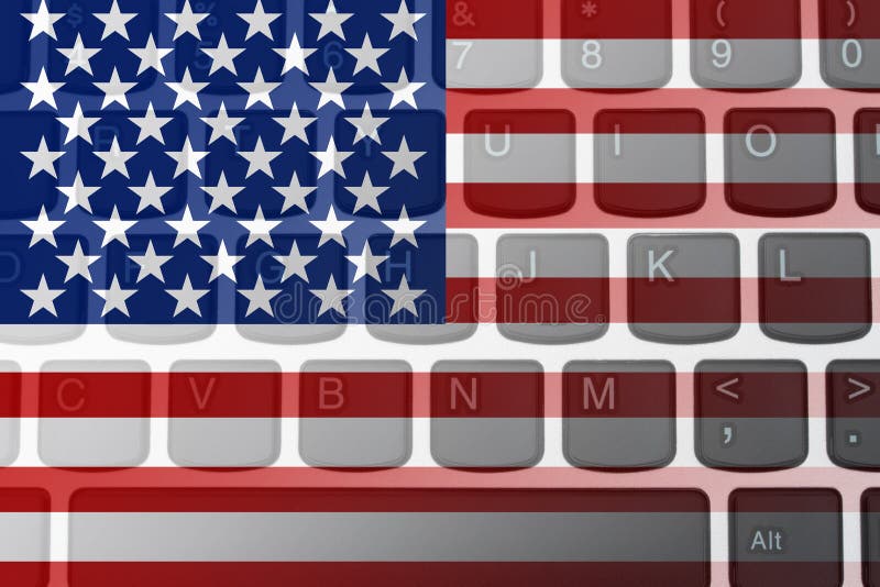 Internet in United States, Computer Keyboard with the American F Stock ...