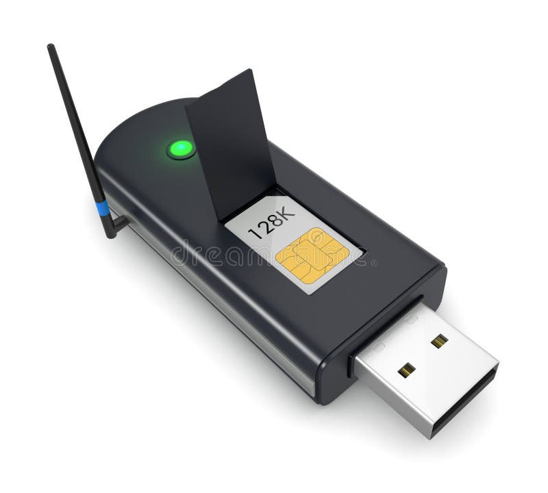 Internet usb key stock illustration. Illustration of connection - 47744214