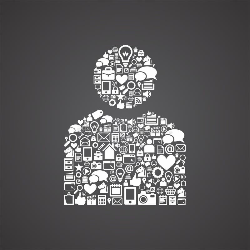 Internet user icons stock vector. Illustration of interface - 32591188