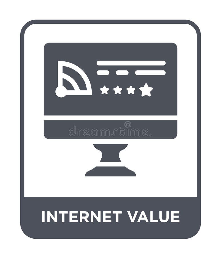 Internet Value Isolated Icon. Simple Element Illustration from ...
