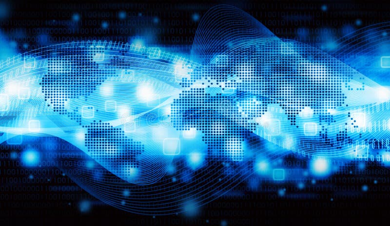 Internet Van De Wereld Gegevens Stock Illustratie - Illustration of ...