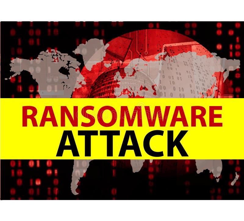 Internet virus wannacry stock illustration. Illustration of ransom ...