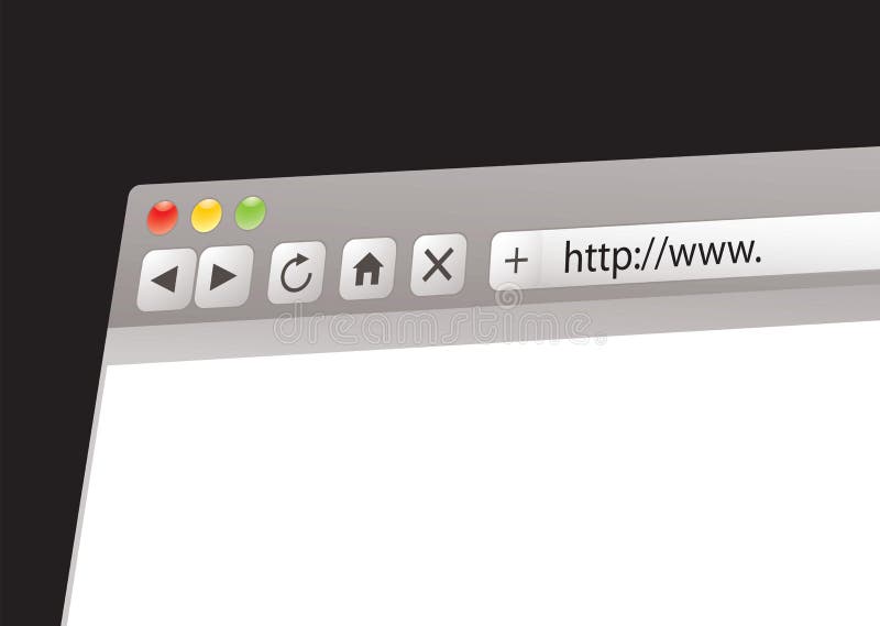 Perspective Secure Web Site Browser Address Bar Stock Illustration ...