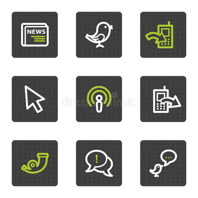 Internet Security Web Icons, Grey Square Buttons Stock Vector ... Internet Security Web Icons, Grey Square Buttons Stock Vector ...