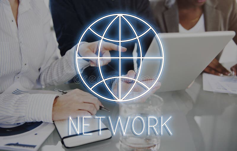 Internet Webpage Global Communication Network Concept Stock Image ...