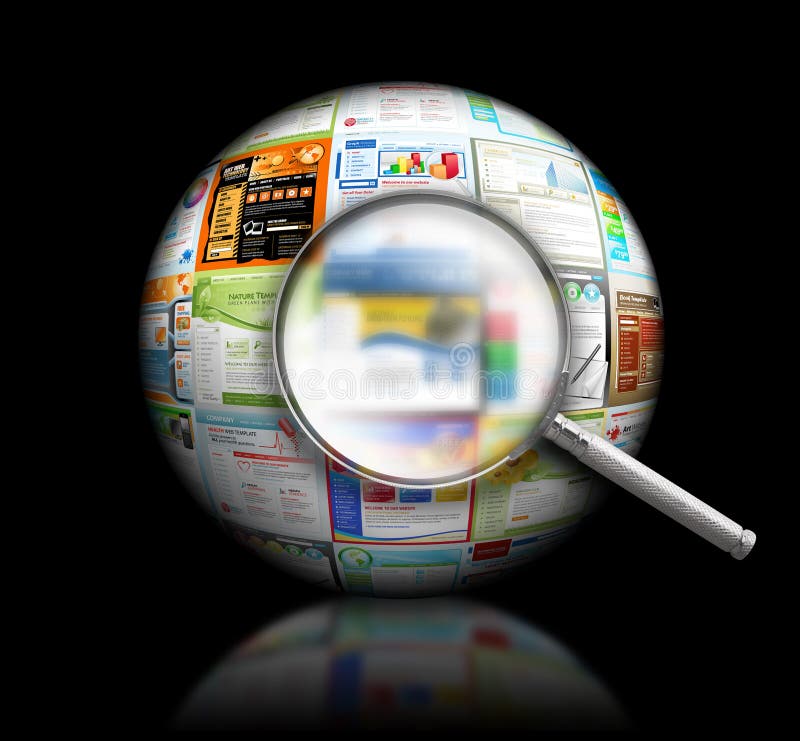 Man Surfing Internet stock image. Image of screen, businessman - 111081