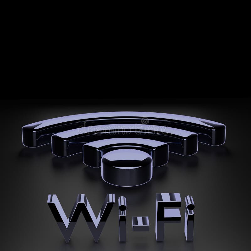 Internet wi-fi connection stock illustration. Illustration of ...