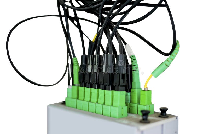 Internet Wire Cable Jack on White Isolated Stock Photo - Image of ...