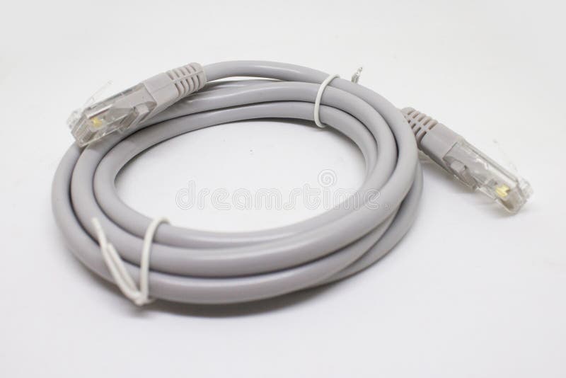 Internet Wire on White. Technology Stock Image - Image of office ...